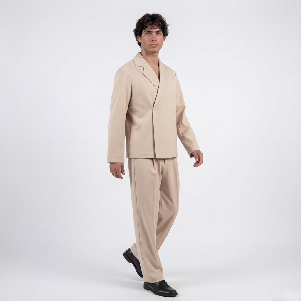 Long Sleeves Set - Beige – ALBER